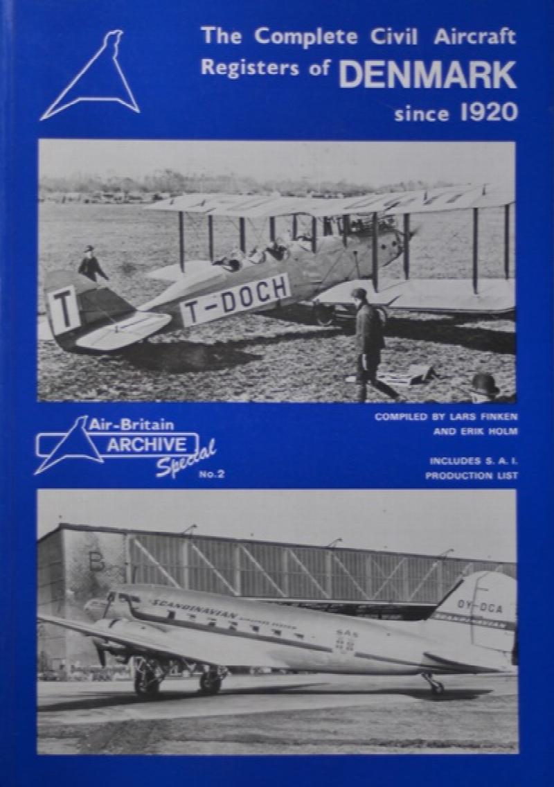 Complete Civil Aircraft Register of Denmark Since 1920